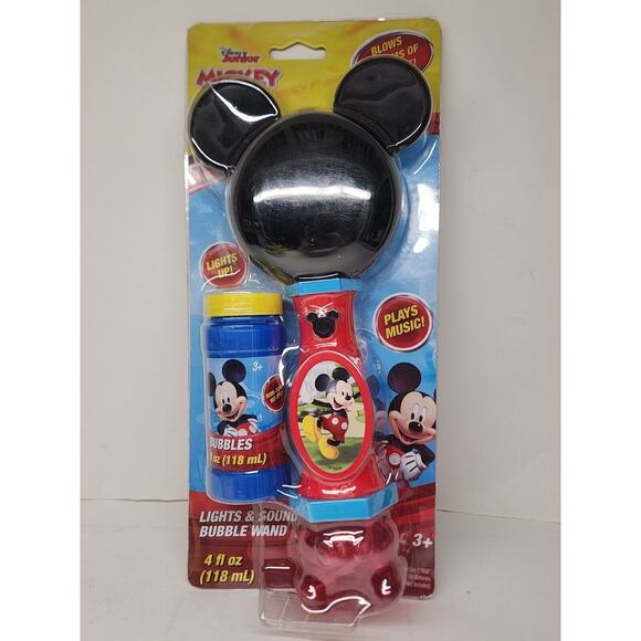 Disney | Toys | New Disney Mickey Mouse Light Sound Musical Bubble Wand ...